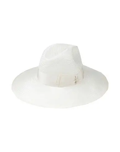 Borsalino Straw Sun Hat - White