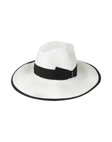 Borsalino Straw Sun Hat - White