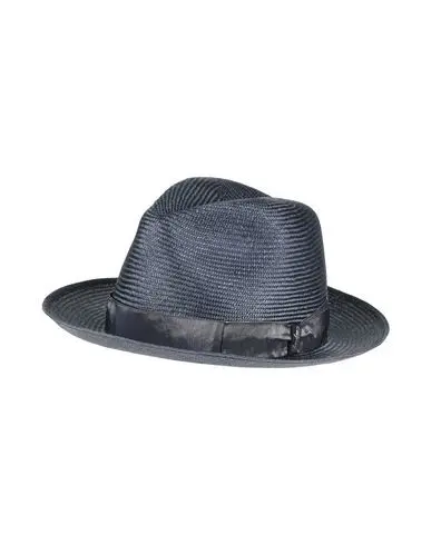 Borsalino Straw Fedora Hat - Blue