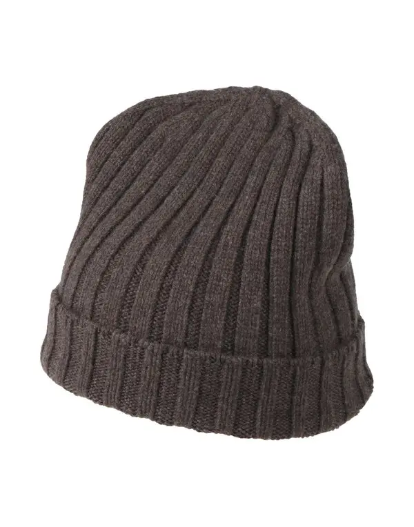 ARAGONA Cashmere Beanie - Brown