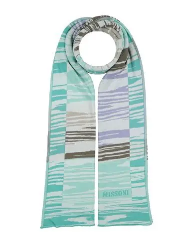 Missoni Scarf Turquoise Cotton - Blue