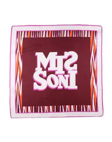 Missoni Scarf Burgundy Silk - Red