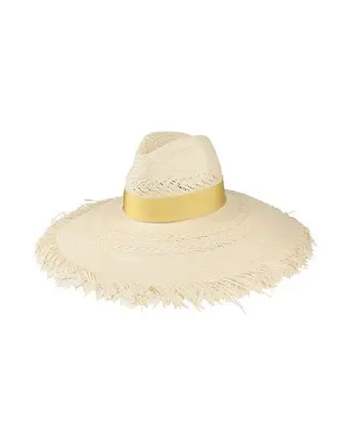 Borsalino Faux Raffia Sun Hat - Beige