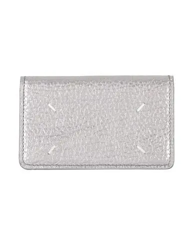 MAISON MARGIELA Cardholder Cow Leather - Silver