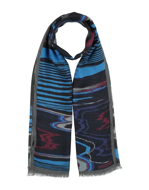 Missoni Scarf Midnight Modal, Silk - Blue