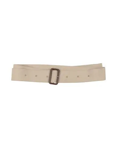 MAISON MARGIELA Wide Virgin Wool Belt - Beige