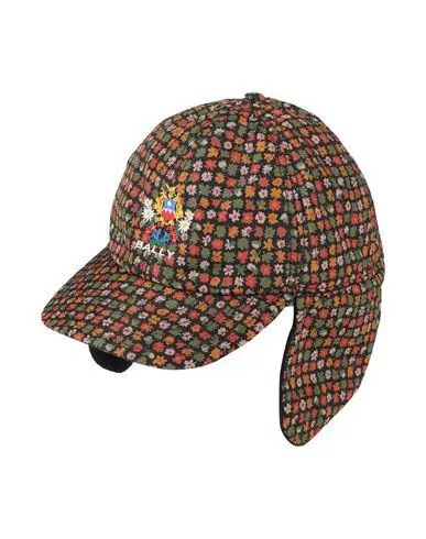 Bally Floral Print Cap - Black