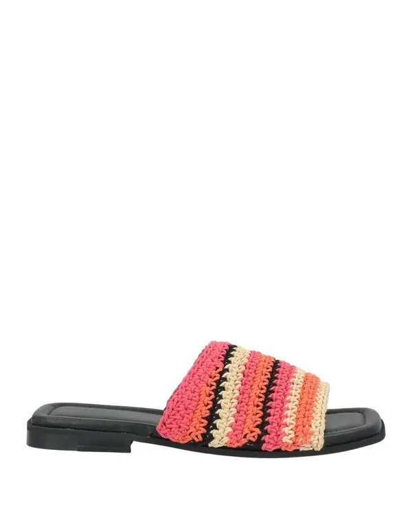 Inuikii Knitted Slide Sandals - Orange