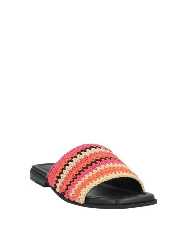Inuikii Knitted Slide Sandals - Orange