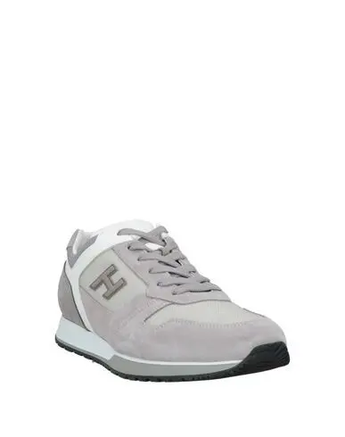 Hogan Suede And Textile Low-top Sneakers