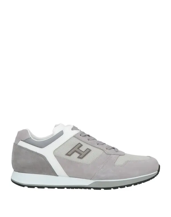 Hogan Suede And Textile Low-top Sneakers