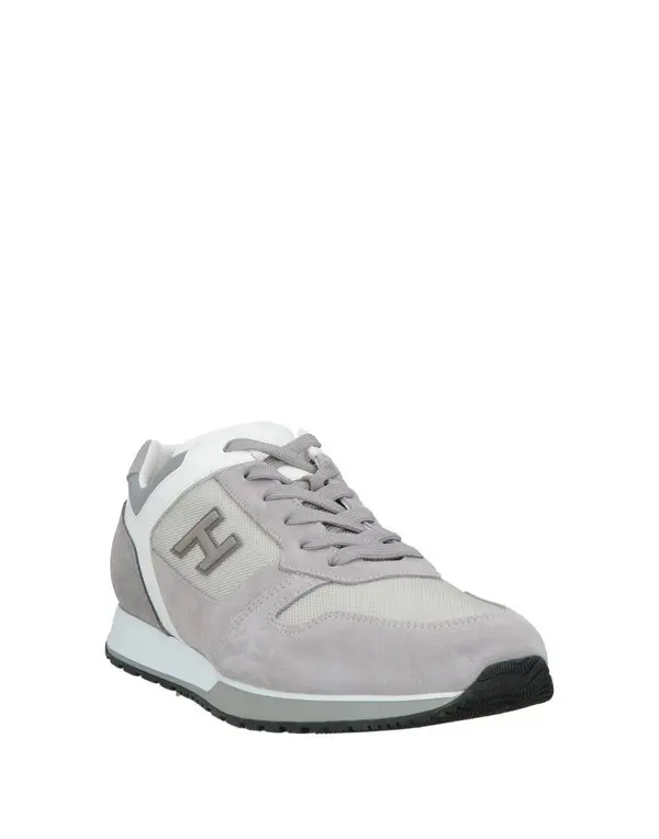 Hogan Suede And Textile Low-top Sneakers