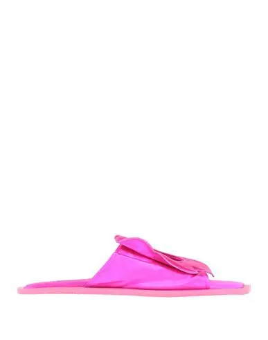 CARLOTHA RAY Satin Slide Sandals