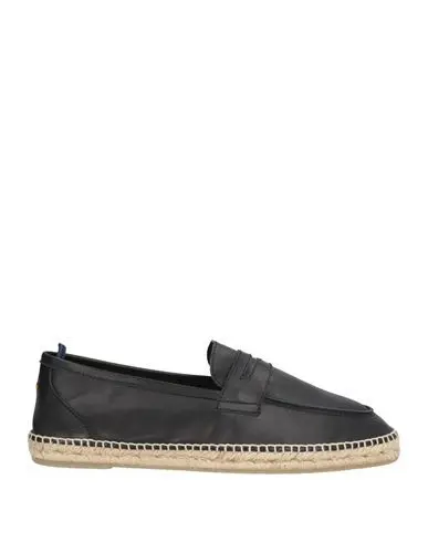 CastaÑer Leather Espadrilles - Black
