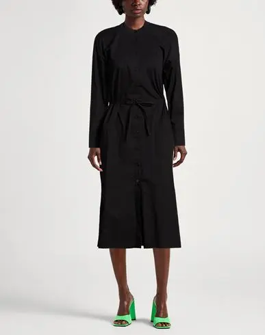 Alpha Studio Cotton-elastane Midi Shirt Dress