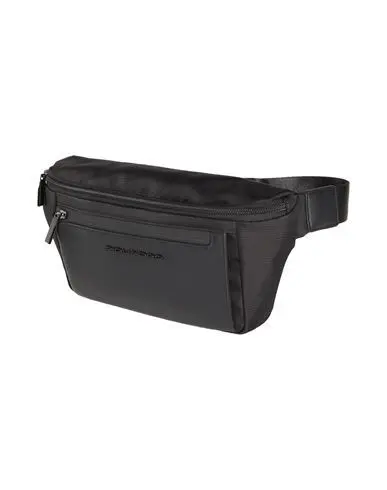 PIQUADRO Cow Leather Belt Bag - Black