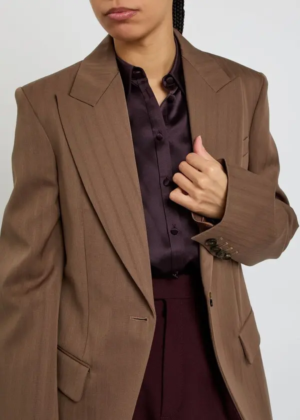 Stella McCartney Single-breasted Wool Blazer