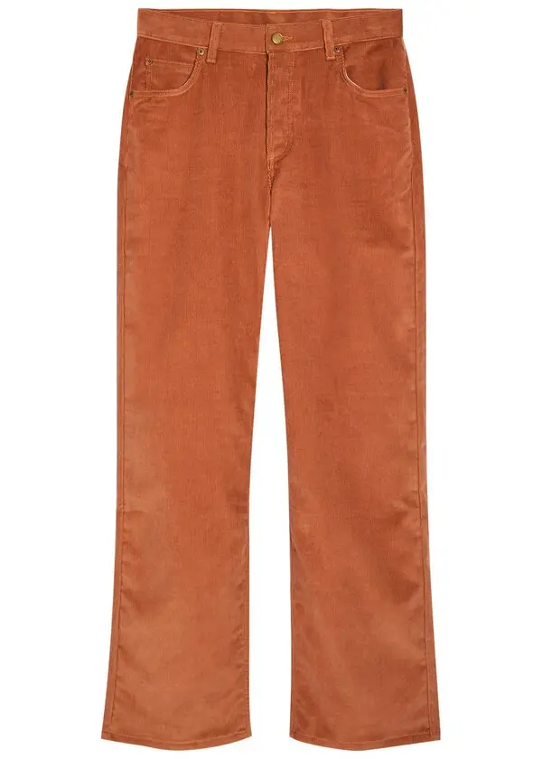 B Sides Straight-leg Corduroy Jeans - Brown