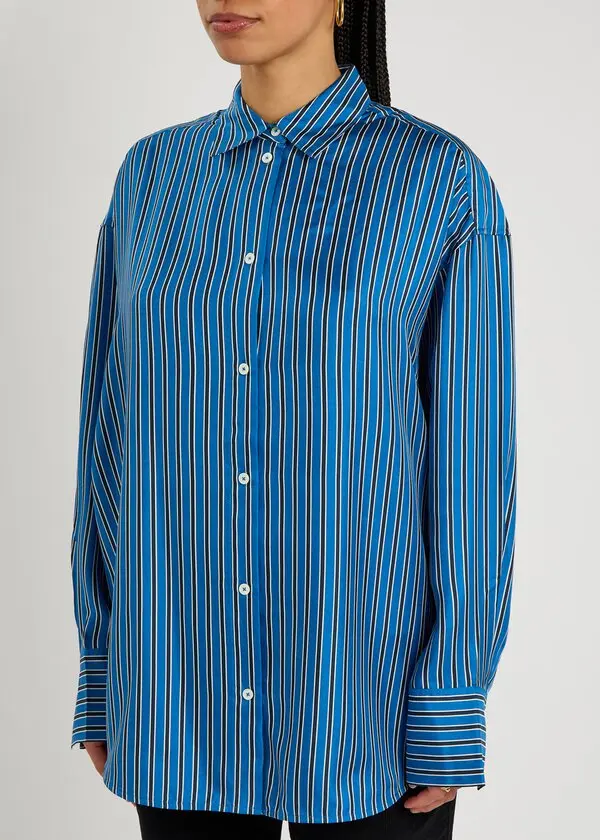 TOTEME Striped Silk Shirt