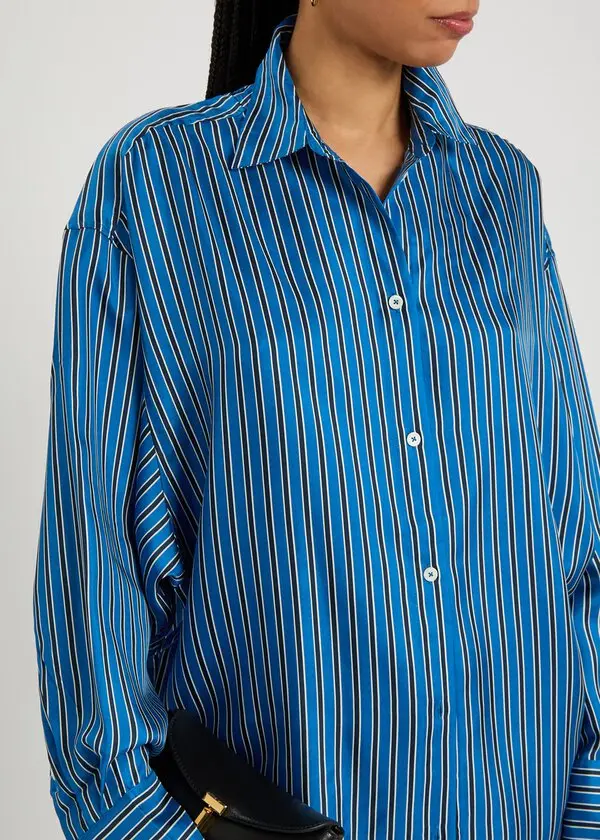 TOTEME Striped Silk Shirt