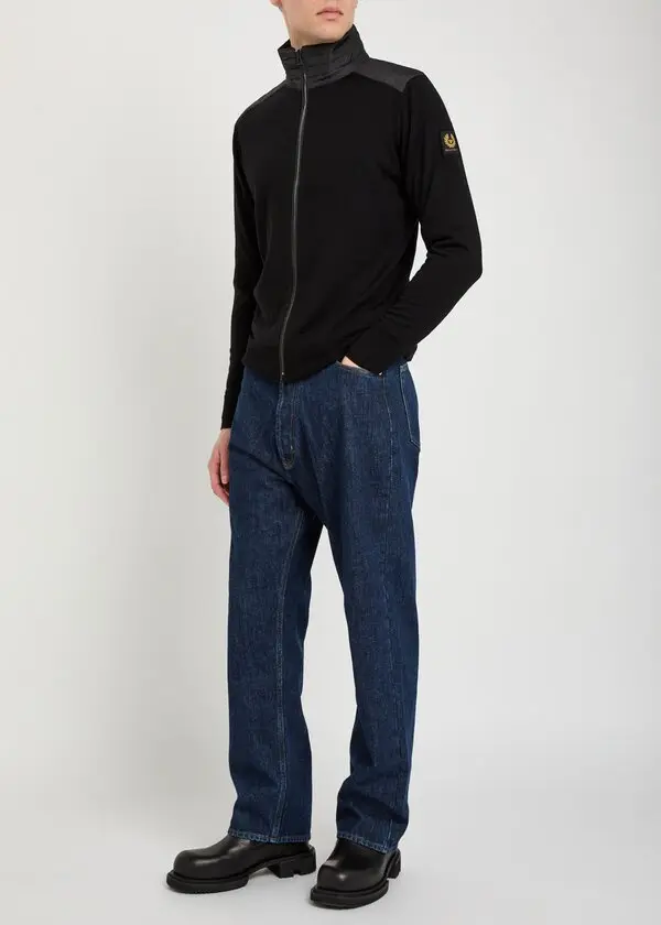 Belstaff Wool-blend Zip-up Cardigan