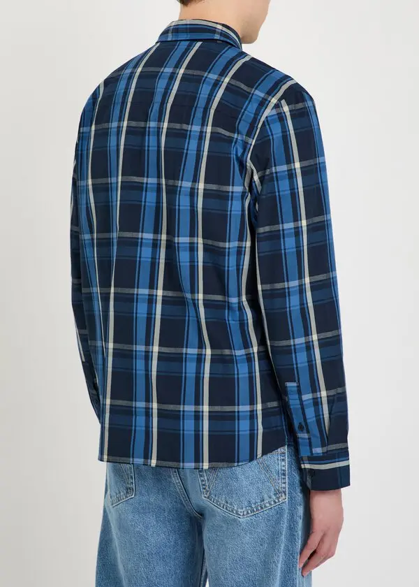Belstaff Fleet Checked Cotton-poplin Shirt