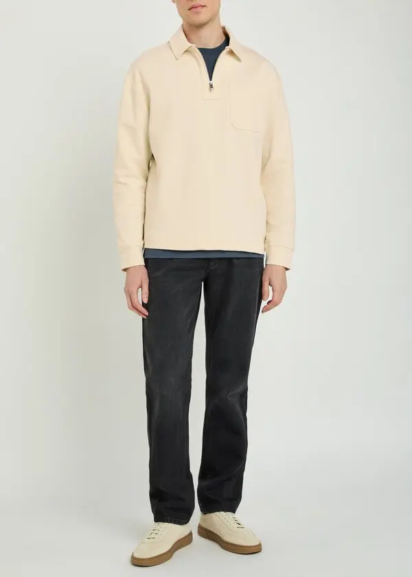 BOSS Cotton-blend Half-zip Sweatshirt