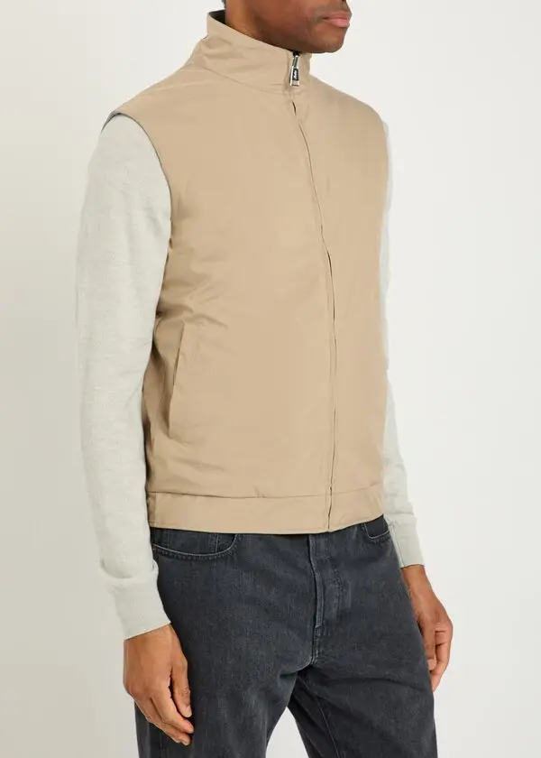 AURELIEN Quilted Reversible Shell Gilet