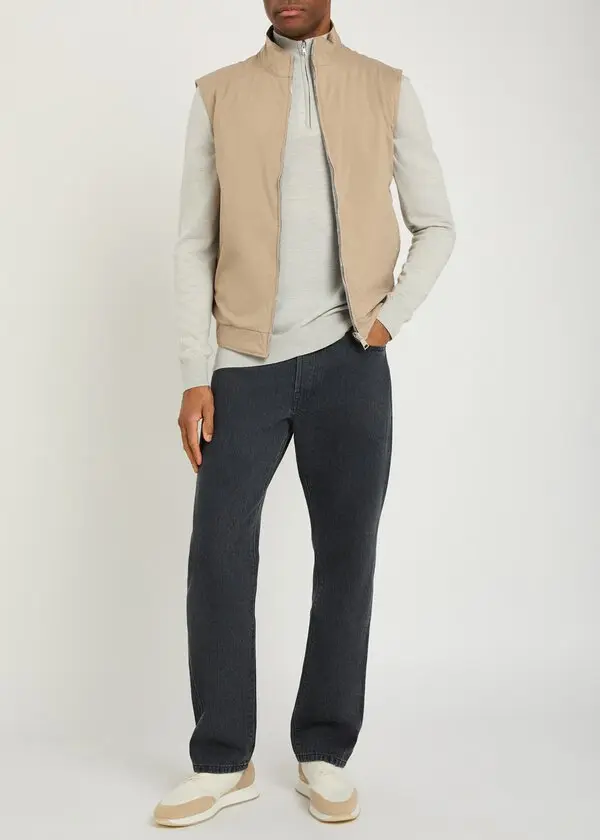 AURELIEN Quilted Reversible Shell Gilet