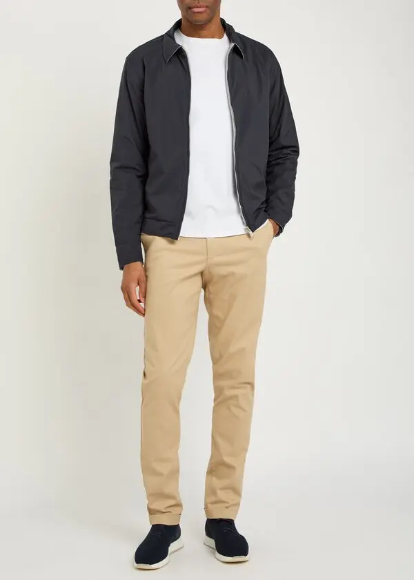 AURELIEN Quilted Reversible Shell Jacket - Navy