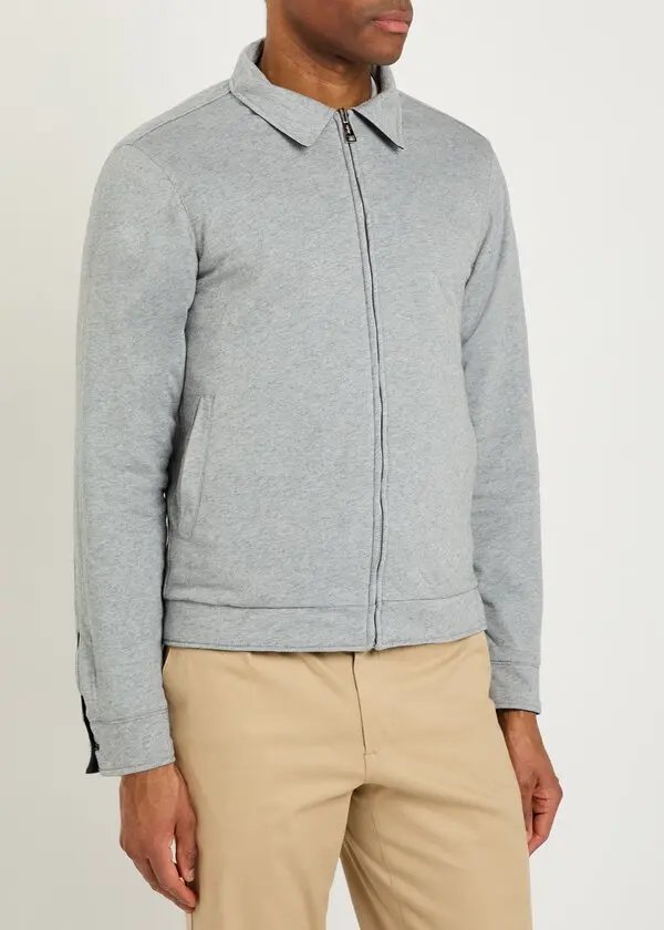 AURELIEN Quilted Reversible Shell Jacket - Navy