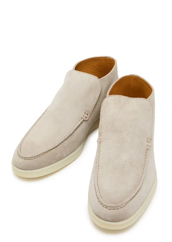 AURELIEN City Suede Loafers - Grey