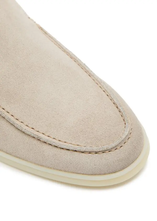 AURELIEN City Suede Loafers - Grey