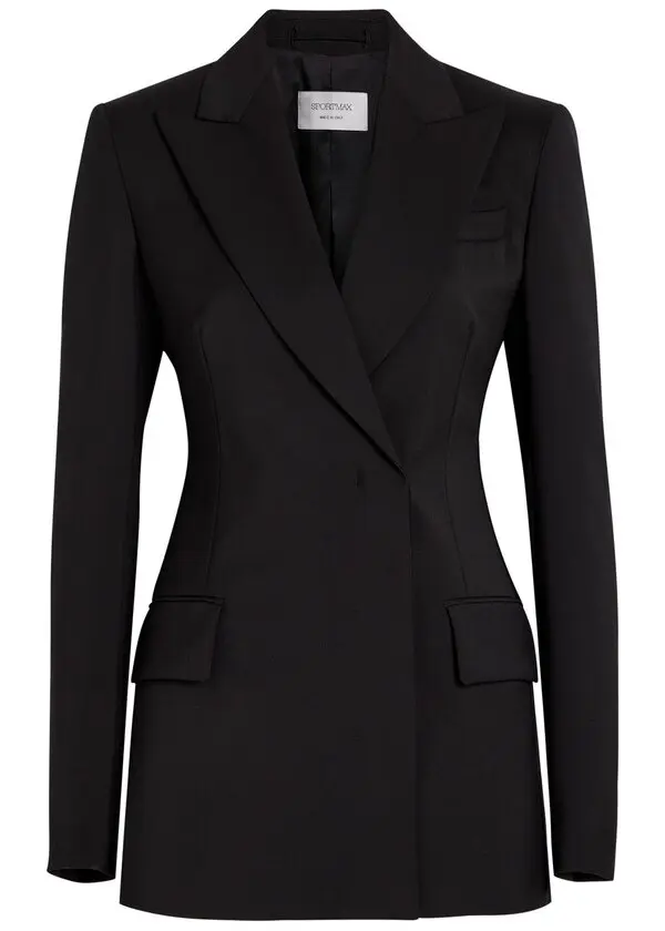 Sportmax Fitted Wool Blazer