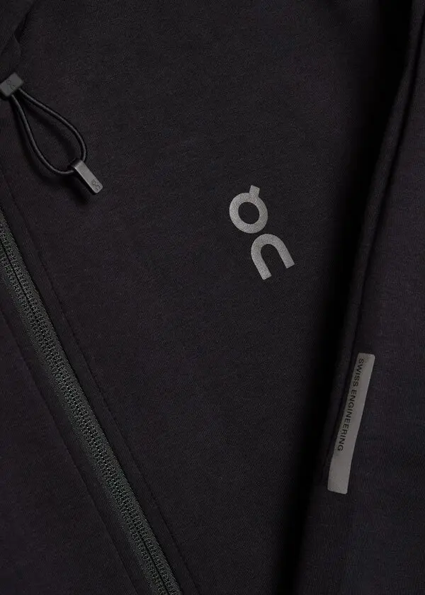 On Focus Tech Hooded Cotton-blend Sweatshirt