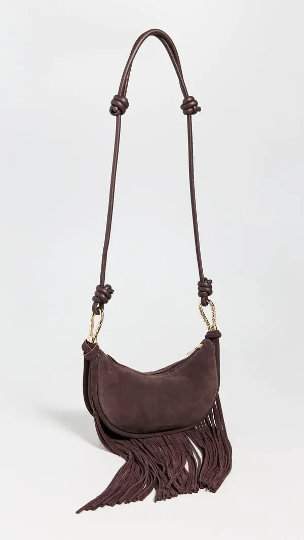 Simkhai Fringe Suede Crossbody