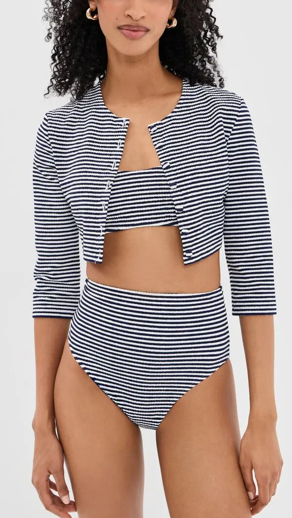 Tanya Taylor Catherine Striped Top