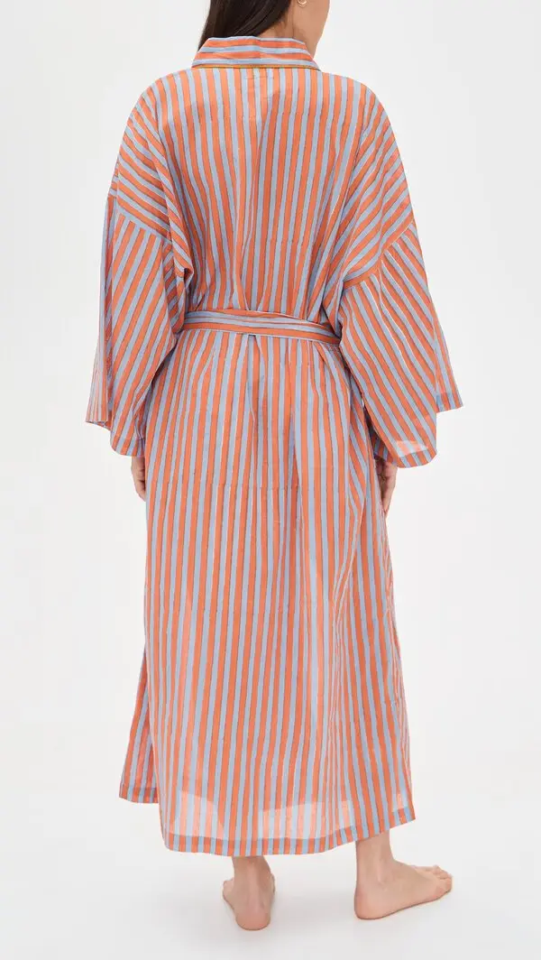 FOLKLOORE Striped Robe