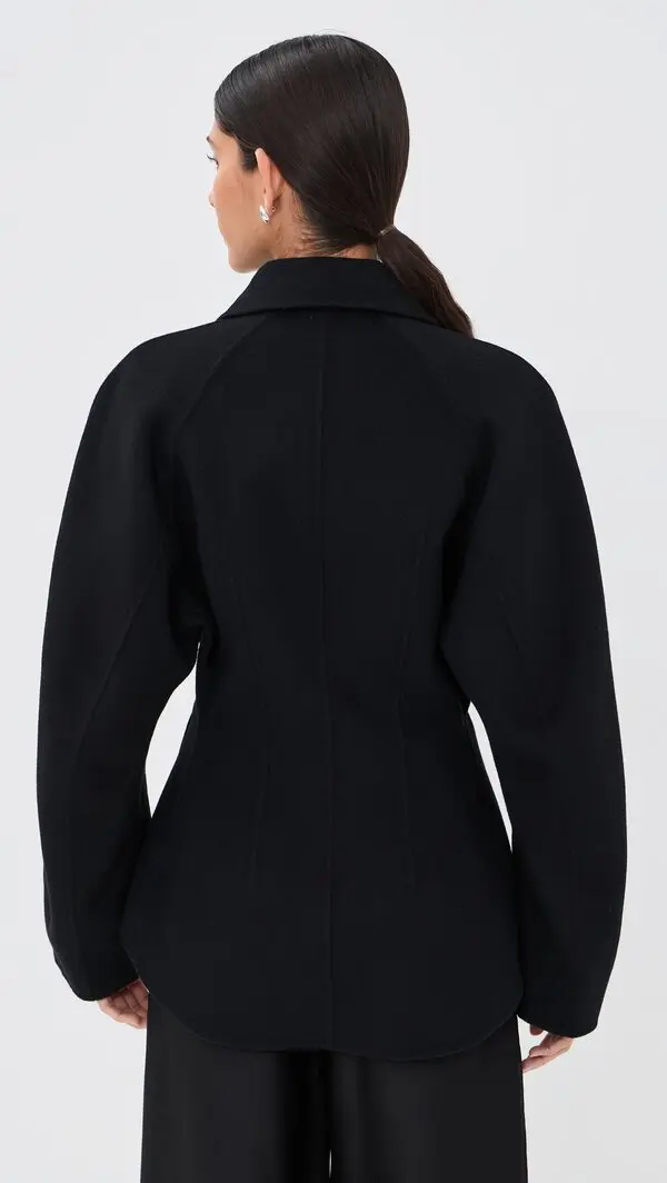 RÓHE Sculptural Double-faced Wool Jacket