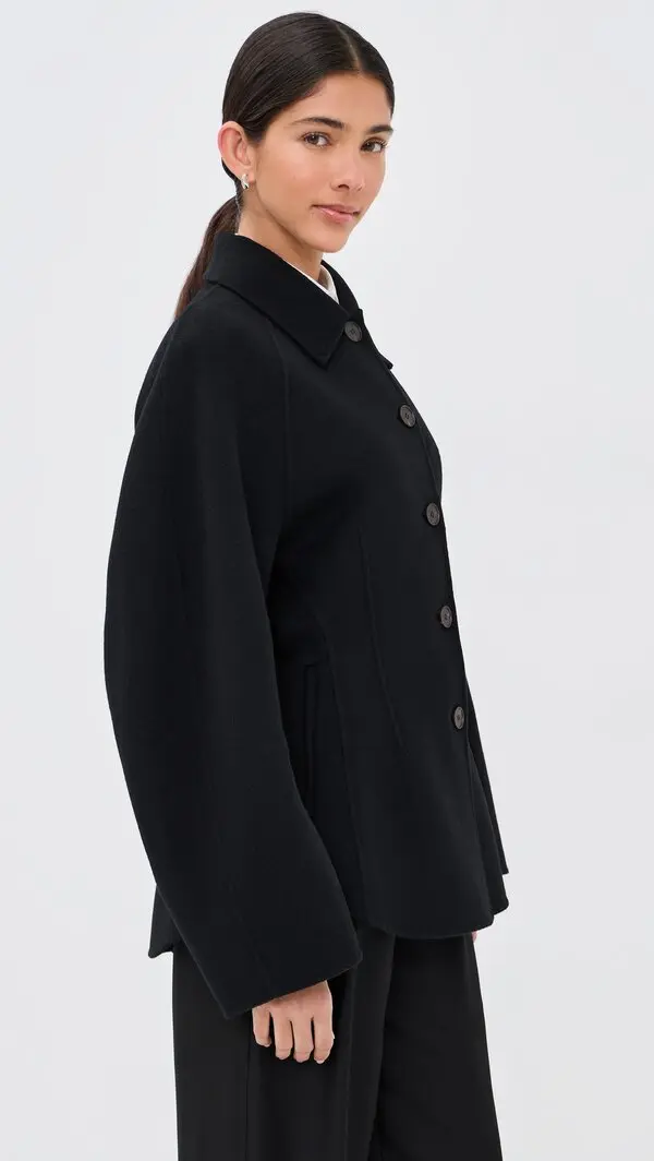 RÓHE Sculptural Double-faced Wool Jacket