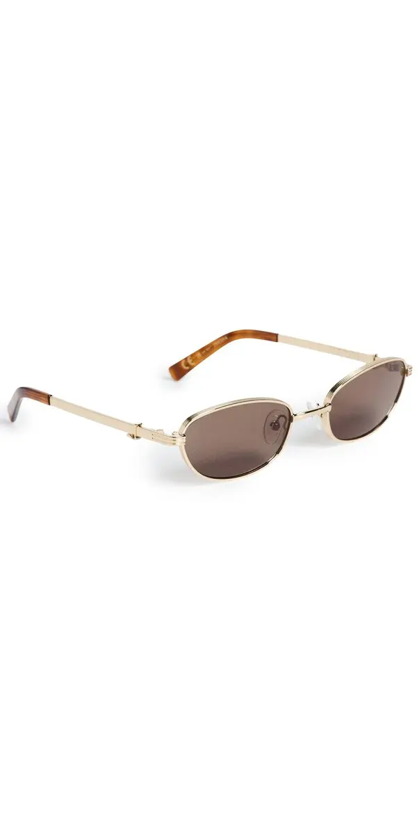 LUV LOU The Brooklyn Sunglasses - Gold