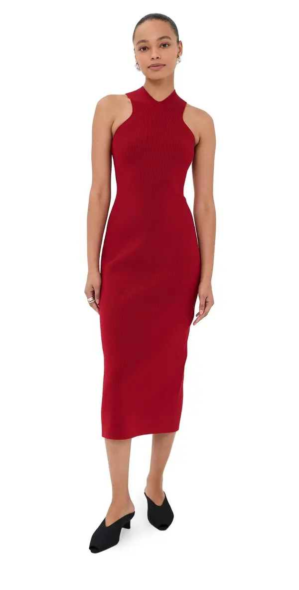 Altuzarra Winnie Ribbed Jersey Dress