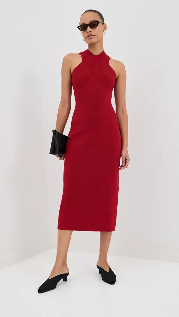 Altuzarra Winnie Ribbed Jersey Dress