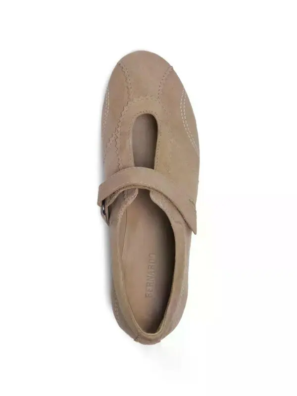 Bernardo Bozano Suede Strap Sneakers - Neutrals