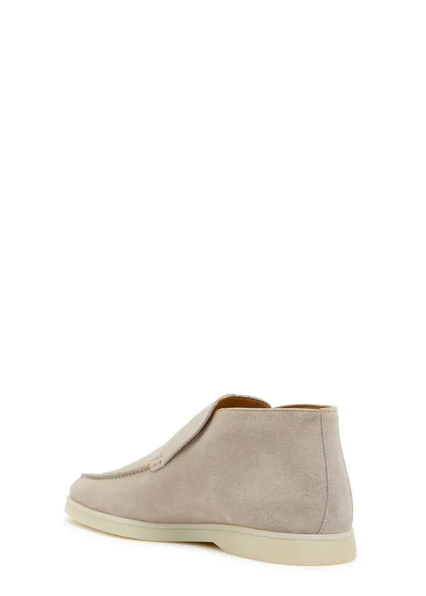 AURELIEN City Suede Loafers - Grey