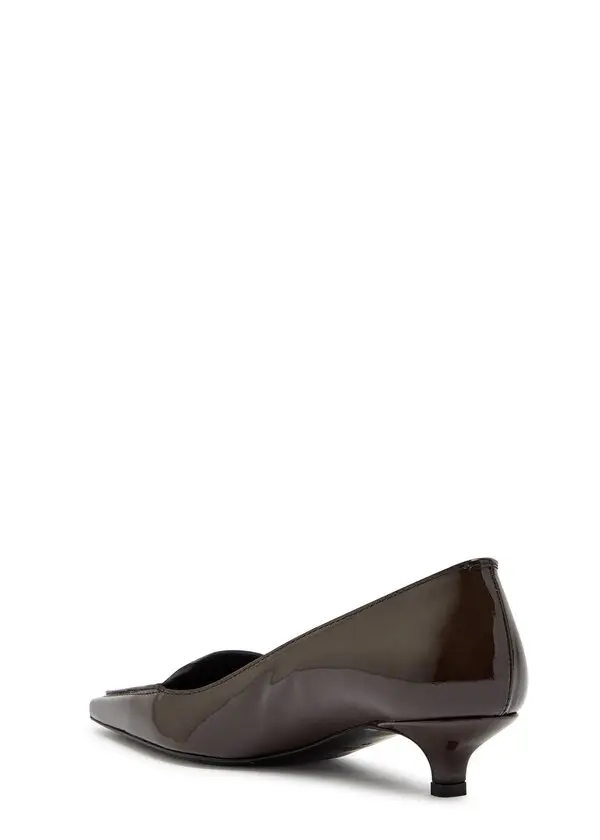 TOTEME 25 Patent Leather Pumps - Brown