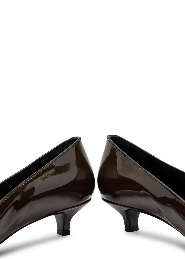 TOTEME 25 Patent Leather Pumps - Brown