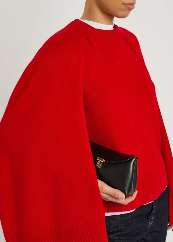 TOTEME Cape-effect Cashmere Jumper - Red