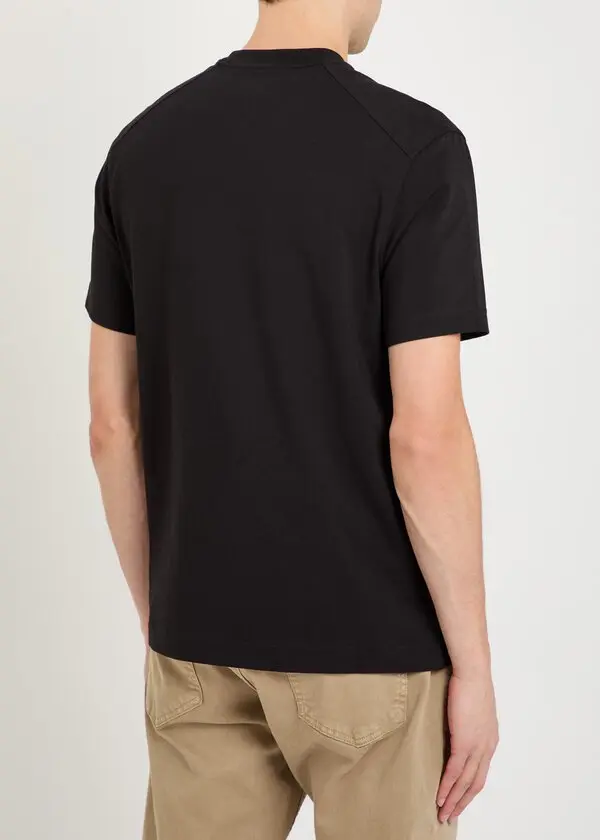 Belstaff Logo Stretch-cotton T-shirt - Black