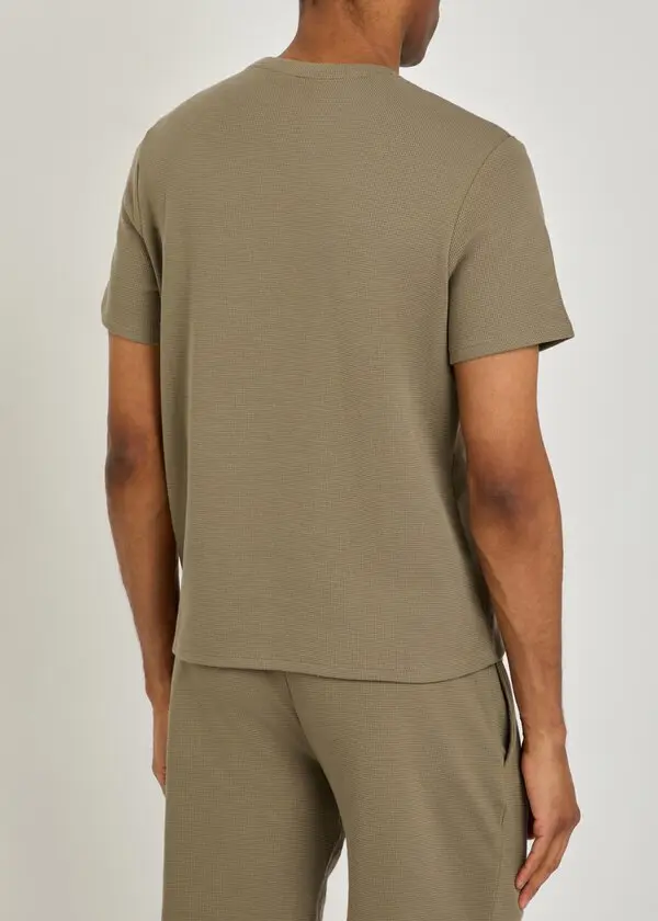 BOSS Waffle Cotton-blend T-shirt
